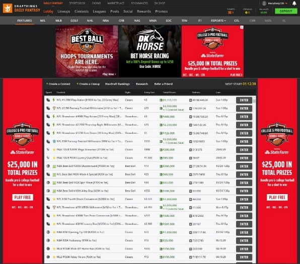 DraftKings Review (2025) - Is this the Best DFS Betting Site?