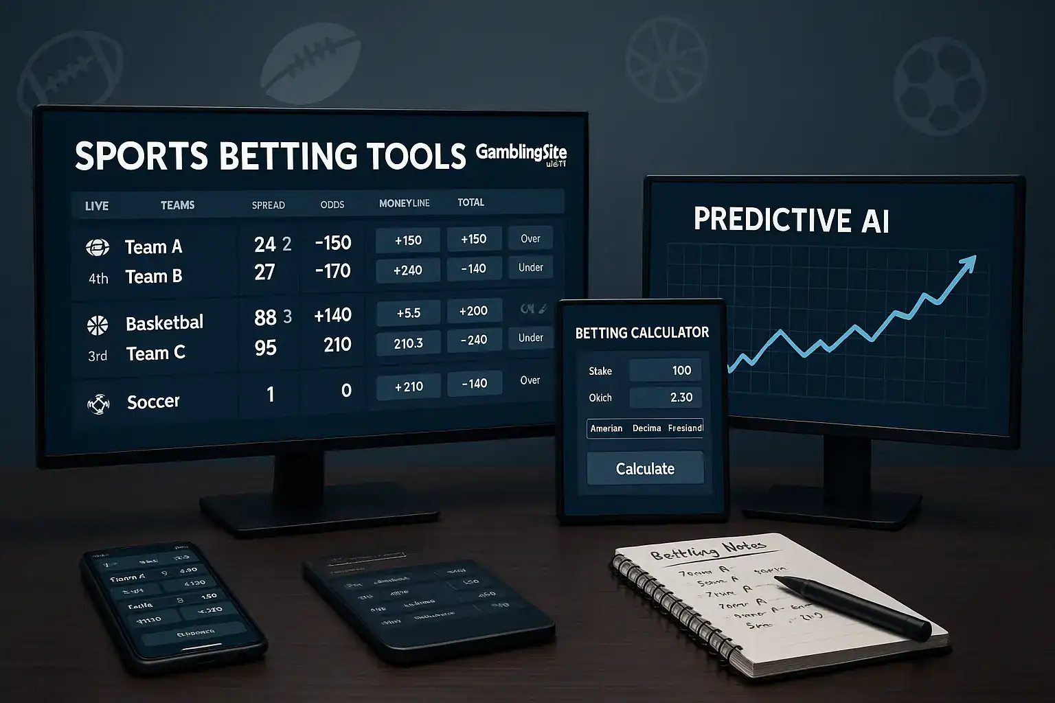 Sports Betting Tools - Free Tools & Calculators for Smart Bets